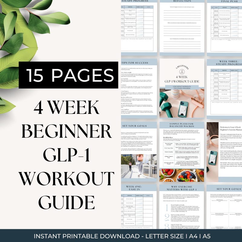 Girls Health Workout Plan - Etsy