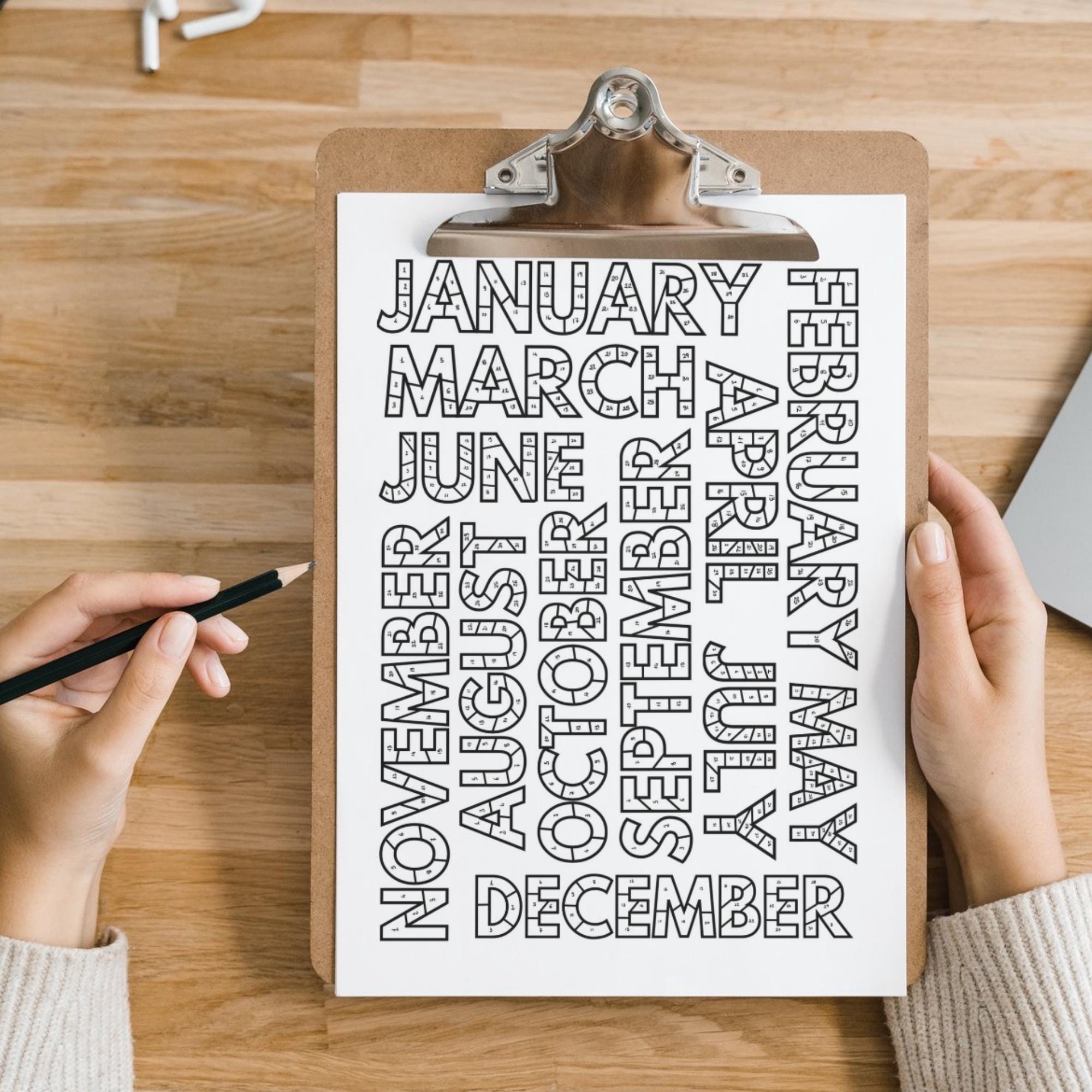 2025 Habit Tracker Coloring Sheet, 365 Day Coloring Habit Tracker ...