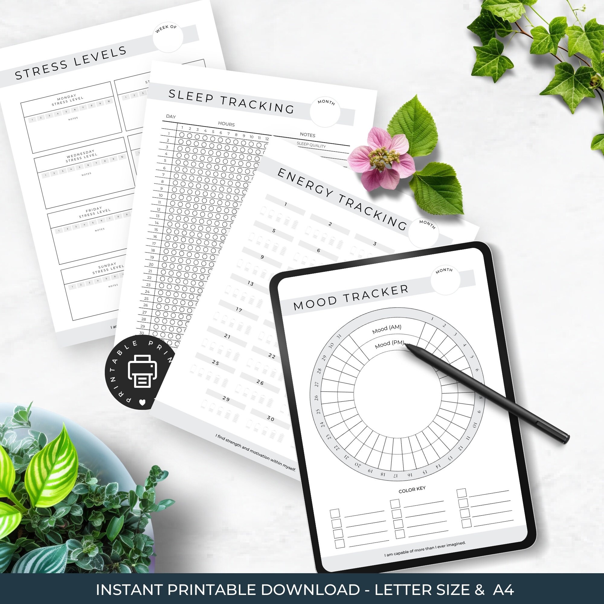 Semaglutide Weight Loss Tracker, Tirzepatide Weekly Tracker, Medicated ...