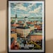 Helsinki Map Print - Full Color Map Poster - Etsy