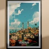 Muscat Print - Muscat Travel Poster / Oman Wall Art Print / Oman Home ...