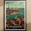 Stockholm City Print, Stockholm Poster, Typography Print, Stockholm ...