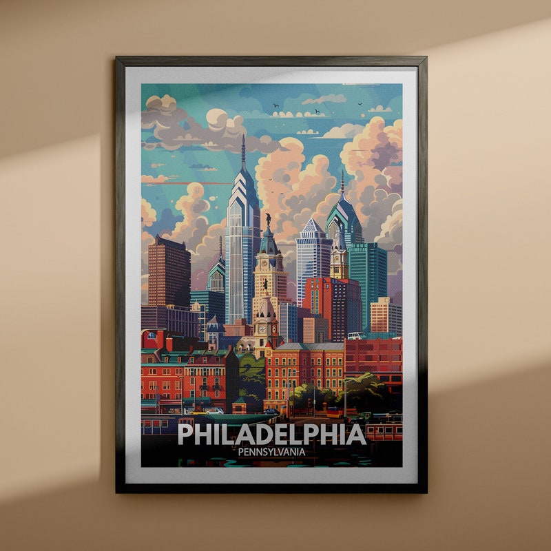 Philadelphia Wall Art - Etsy