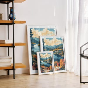 Loch Awe Print - Loch Awe Poster / Scotland Loch Art / Scotland Travel ...