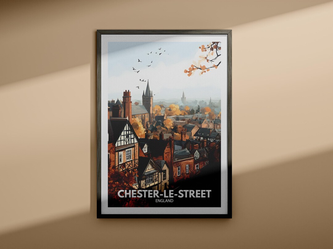 Chester-le-street Art Print - Chester-le-street Travel Poster / England ...