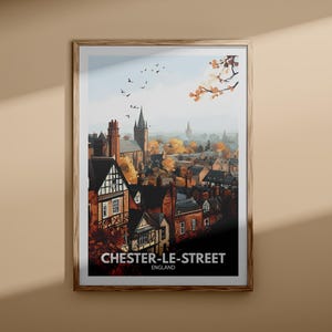 Chester-le-street Art Print - Chester-le-street Travel Poster / England ...
