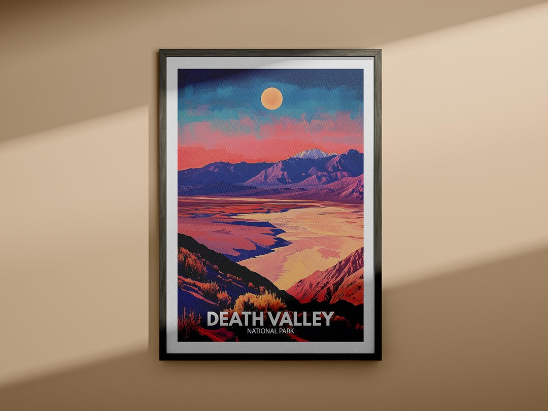 Death Valley Print - Death Valley National Park Poster / United States ...