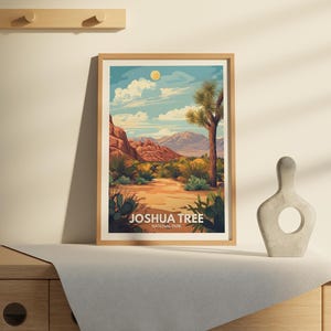 Joshua Tree Print - Joshua Tree National Park Poster / United States ...