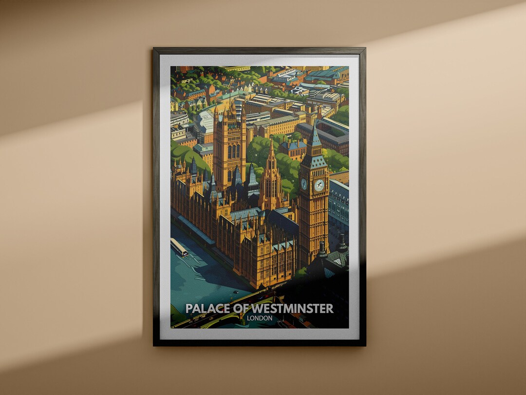 Palace of Westminster Print - Palace of Westminster Poster / London ...
