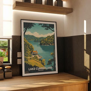Cumberland Print - Lake Cumberland Poster / Kentucky Lake Art ...