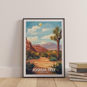 Joshua Tree Print - Joshua Tree National Park Poster / United States ...