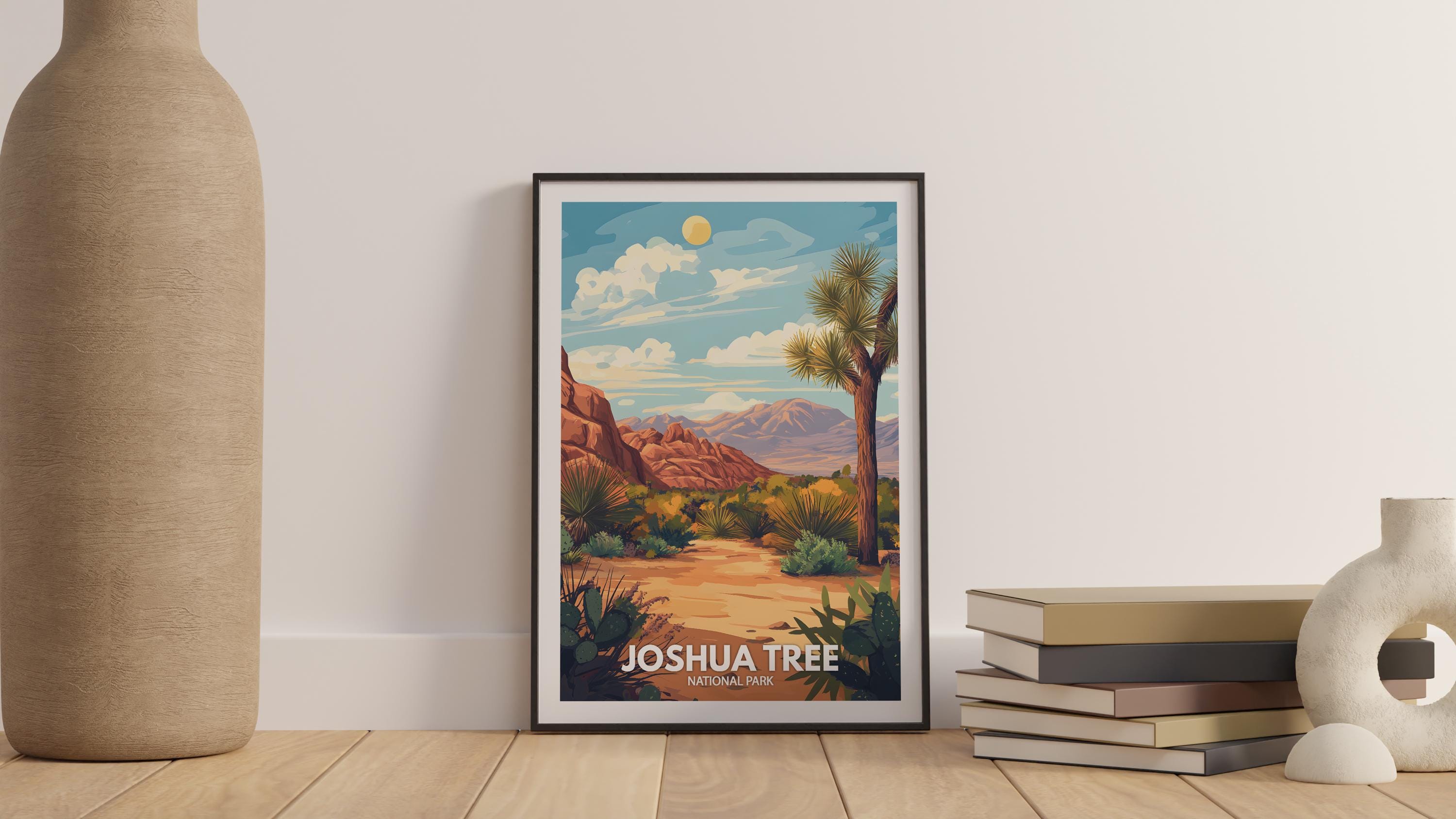 Joshua Tree Print - Joshua Tree National Park Poster / United States ...