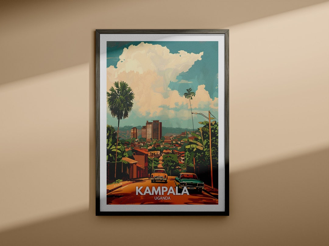 Kampala Print - Kampala Travel Poster / Uganda Wall Art Print / Uganda ...
