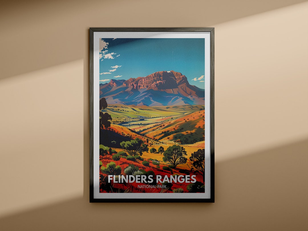 Flinders Ranges Print - Flinders Ranges National Park Poster ...