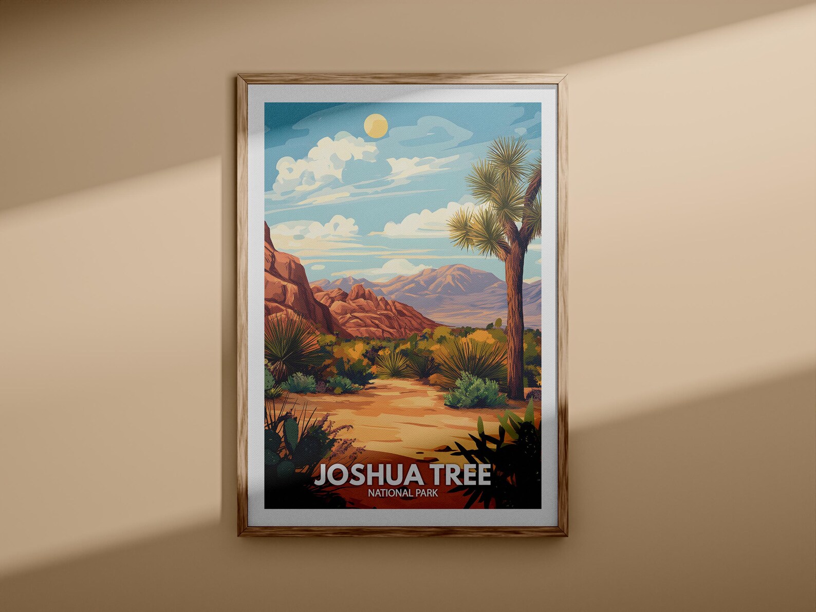 Joshua Tree Print - Joshua Tree National Park Poster / United States ...