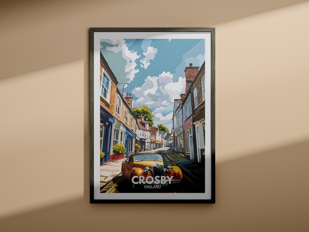 Crosby Print - Crosby Travel Poster / England Wall Art Print / England ...