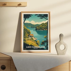Cumberland Print - Lake Cumberland Poster / Kentucky Lake Art ...