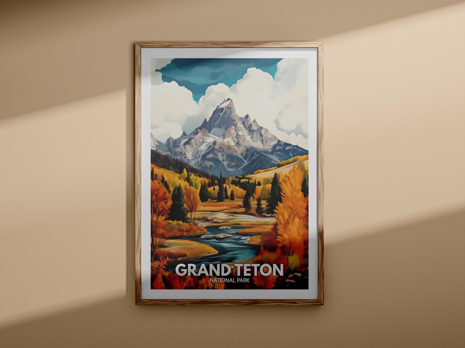 Grand Teton Print - Grand Teton National Park Poster / United States ...