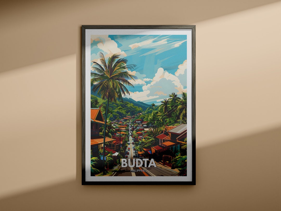 Budta Print - Budta Travel Poster / Philippines Wall Print ...