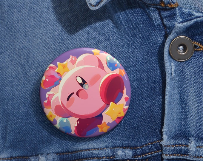 Kirby Friends Button Set 1.5 Circle Buttons Accessories Buttons Badges ...