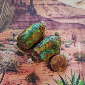 Handmade Desert Turquoise Paper Bead Set: Southwest Landscape, Western ...