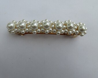 Pearl barrette | Etsy