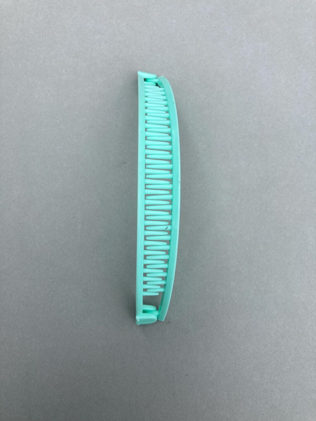 Vintage Aqua Banana Clip: Long Plastic Cascade Hair Comb NOS - Etsy