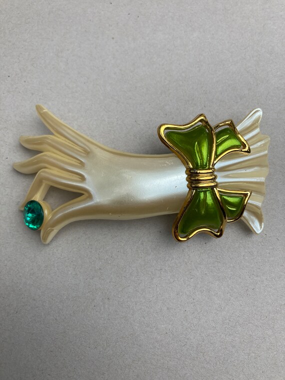 Vintage novelty hair barrette - Gem