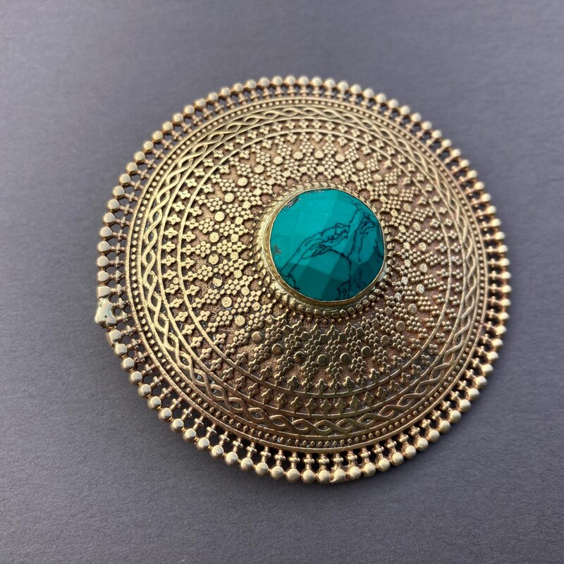 Indian Brooch - Etsy