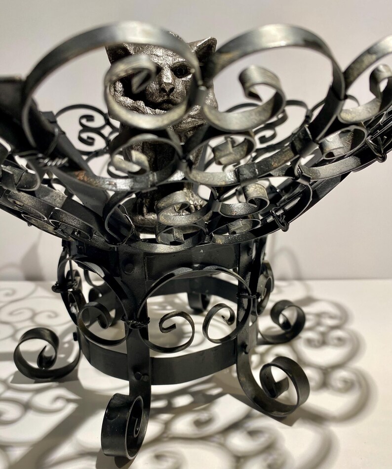 Wrought-iron Scroll Work Basket - Granada Style - Etsy