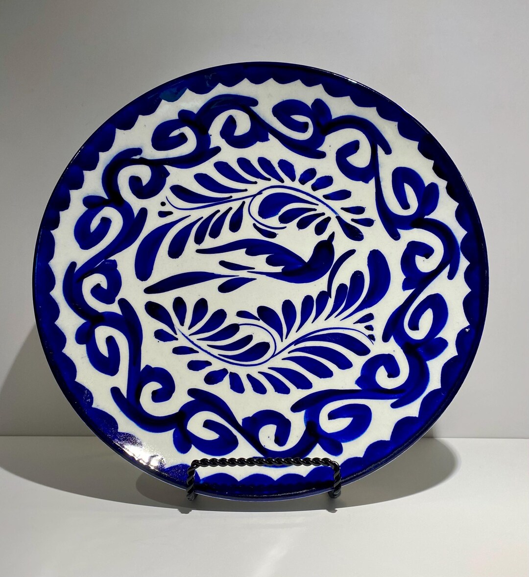 Vintage Anfora Mexico Puebla Plate - Etsy