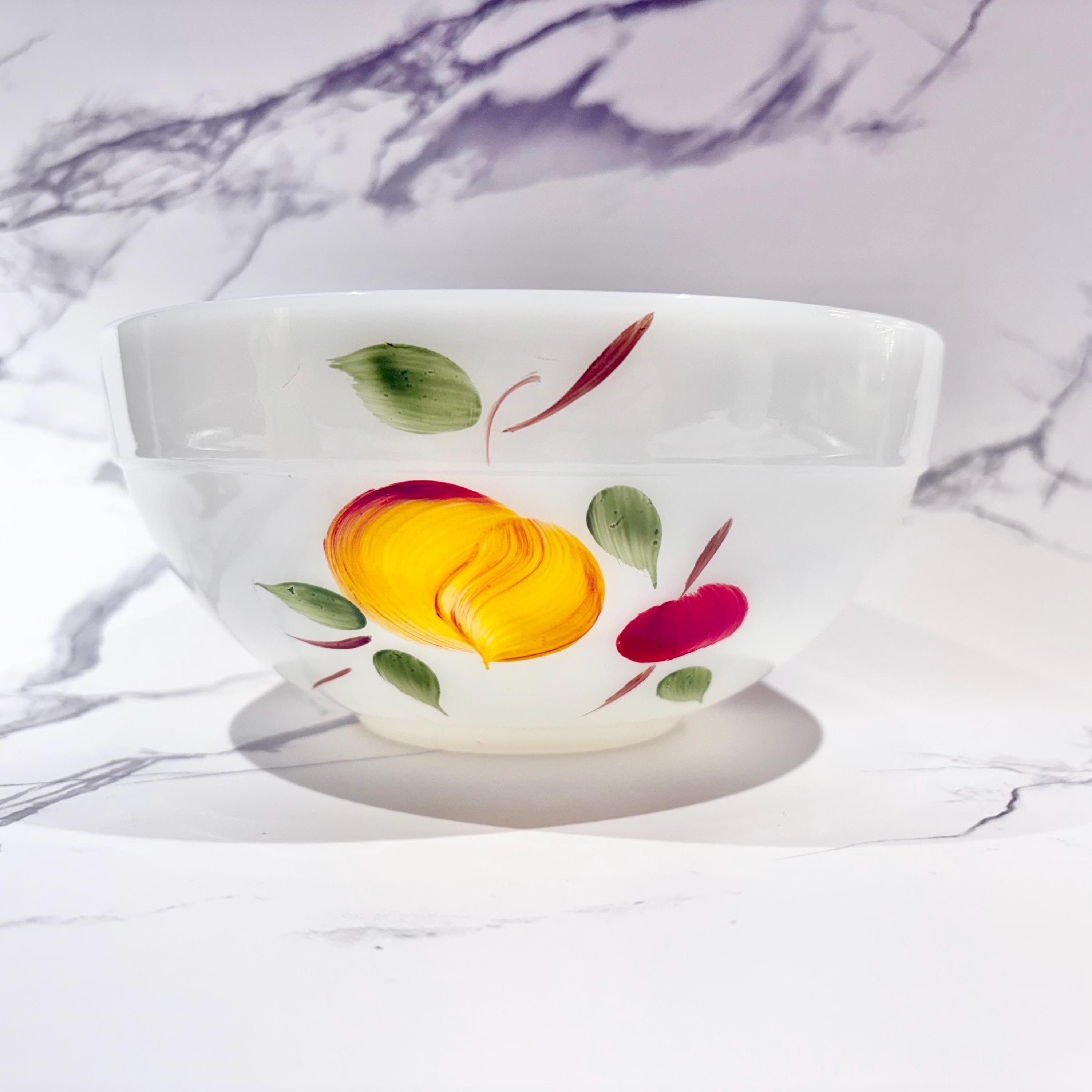 Anchor Hocking Fire-king 7" Gay-fad Fruit Bowl - Etsy