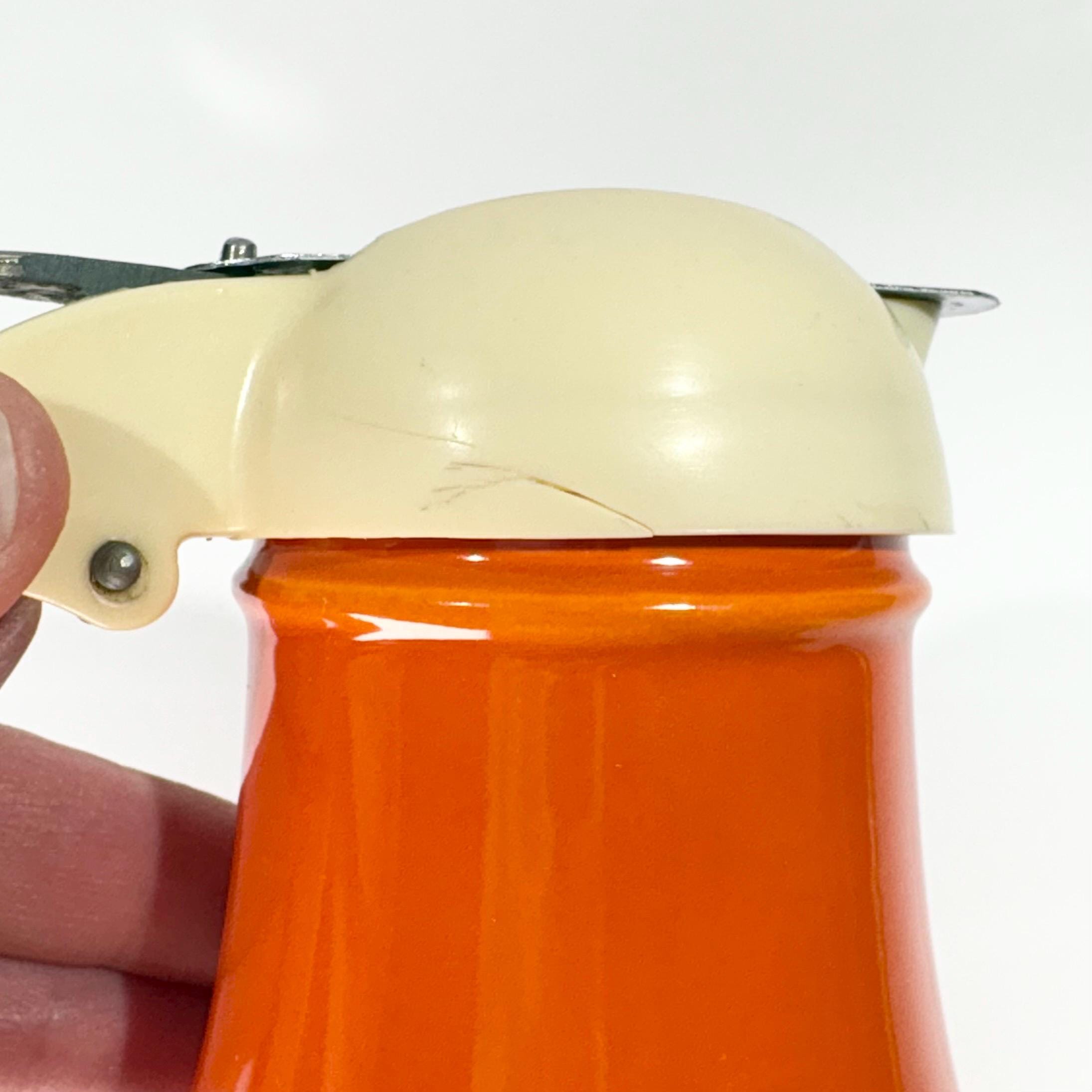 Fiestaware Syrup Dispenser in Red With Bakelite Handle - Etsy