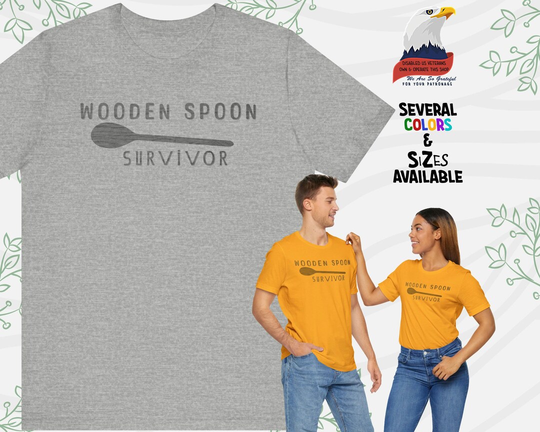 Wooden Spoon Survivor Tee 80s Retro 90s Vintage Tshirt Cartoon ...