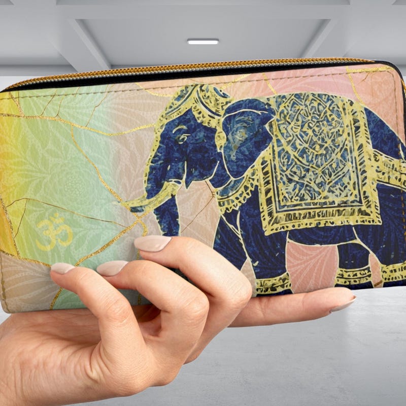 Elephant Wallet - Etsy