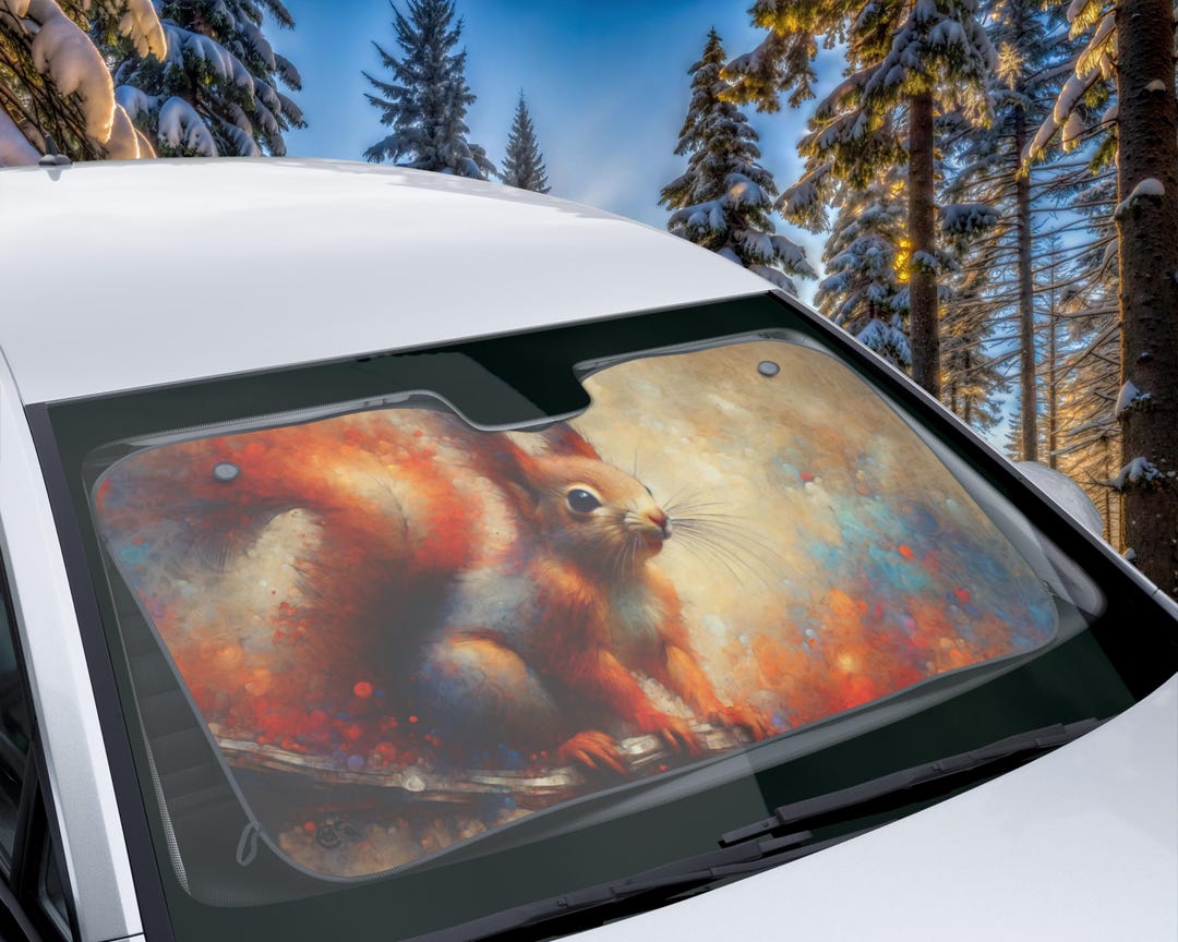 Squirrel Tree Sun Shade Forest Squirrels Ethereal Painted Spirit Animal ...