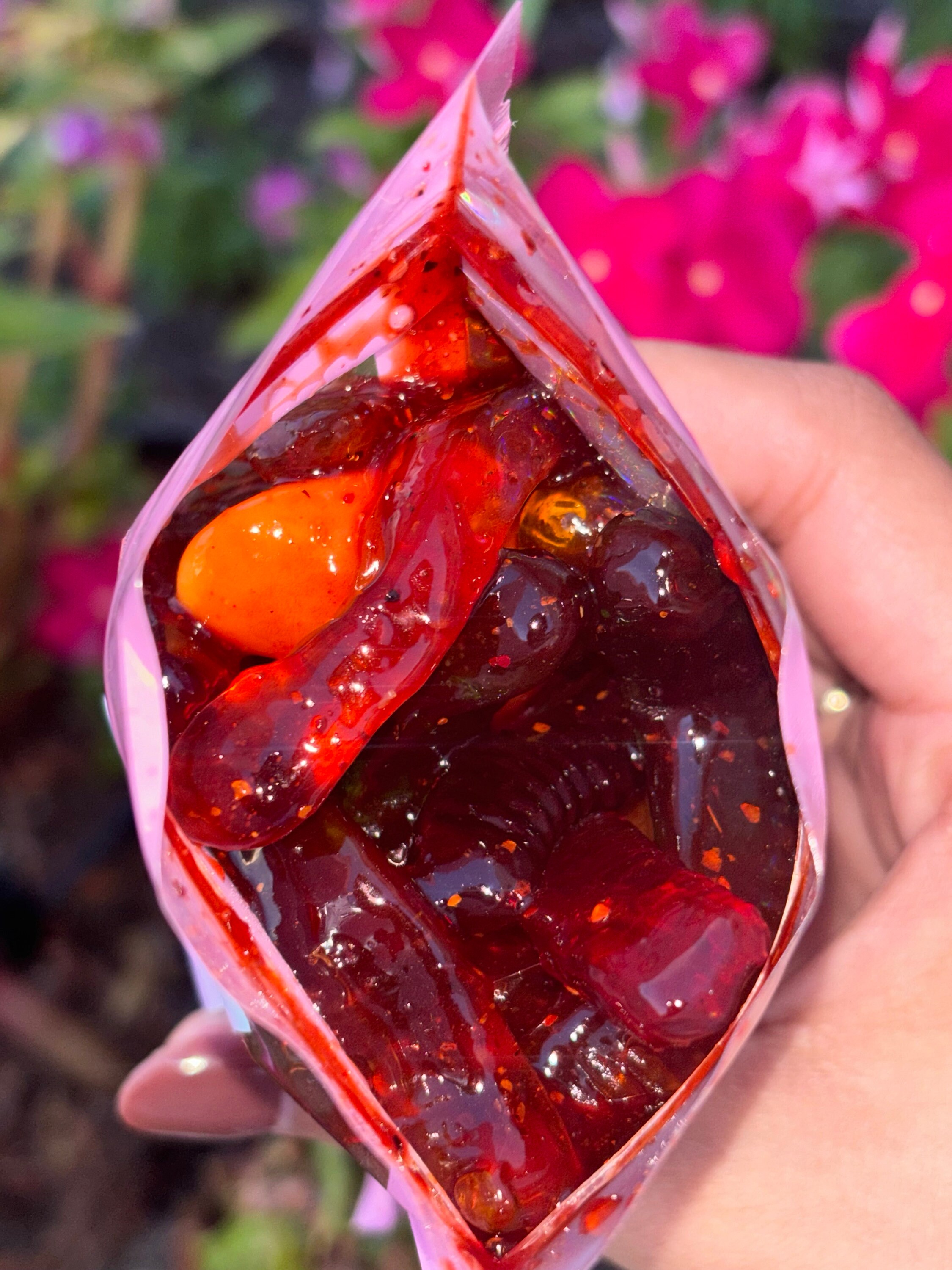 Chamoy Mixed Candy, Dulces Enchilados, Mexican Snacks, Anillos De ...
