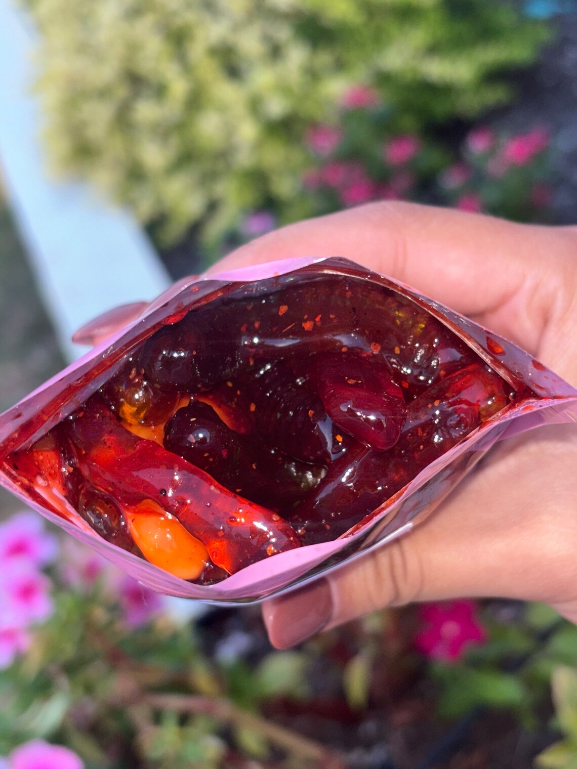 Chamoy Mixed Candy, Dulces Enchilados, Mexican Snacks, Anillos De ...