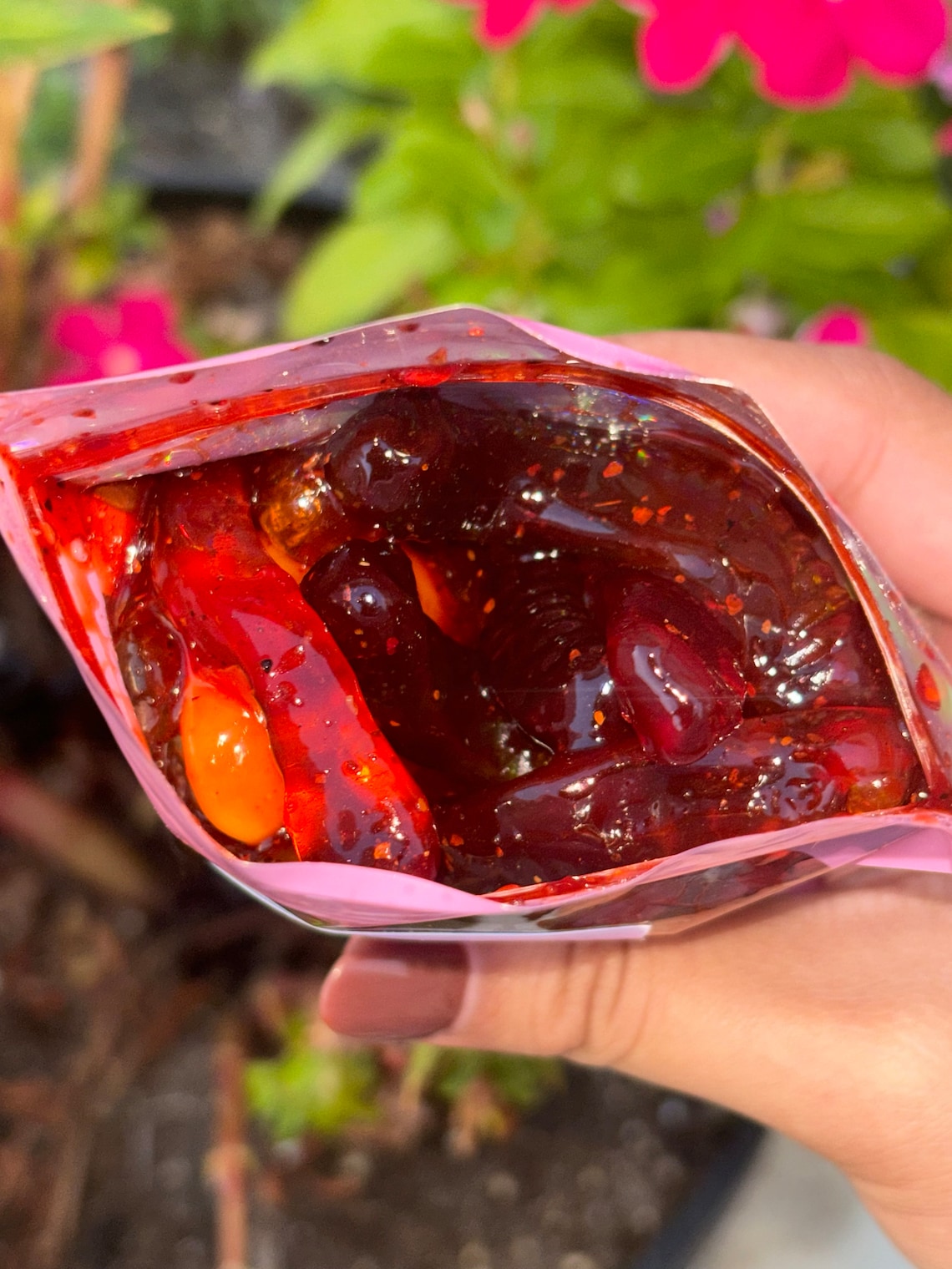 Chamoy Mixed Candy, Dulces Enchilados, Mexican Snacks, Anillos De ...