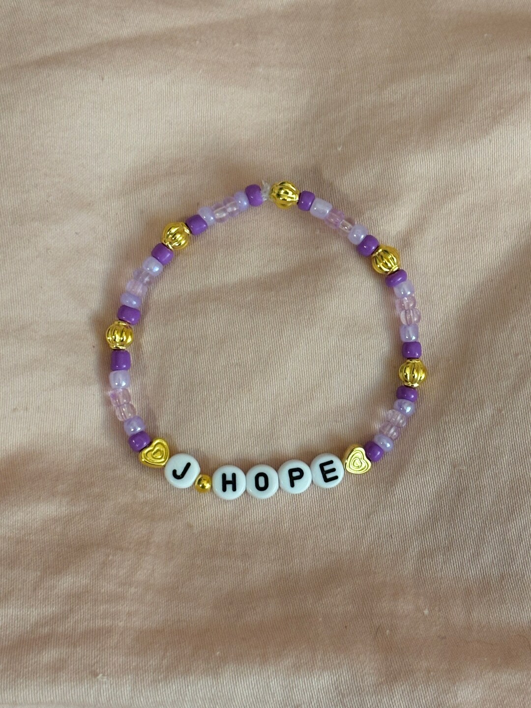 BTS J-hope Beaded Friendship Bracelet - Etsy
