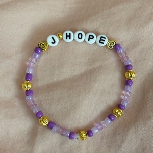 BTS J-hope Beaded Friendship Bracelet - Etsy