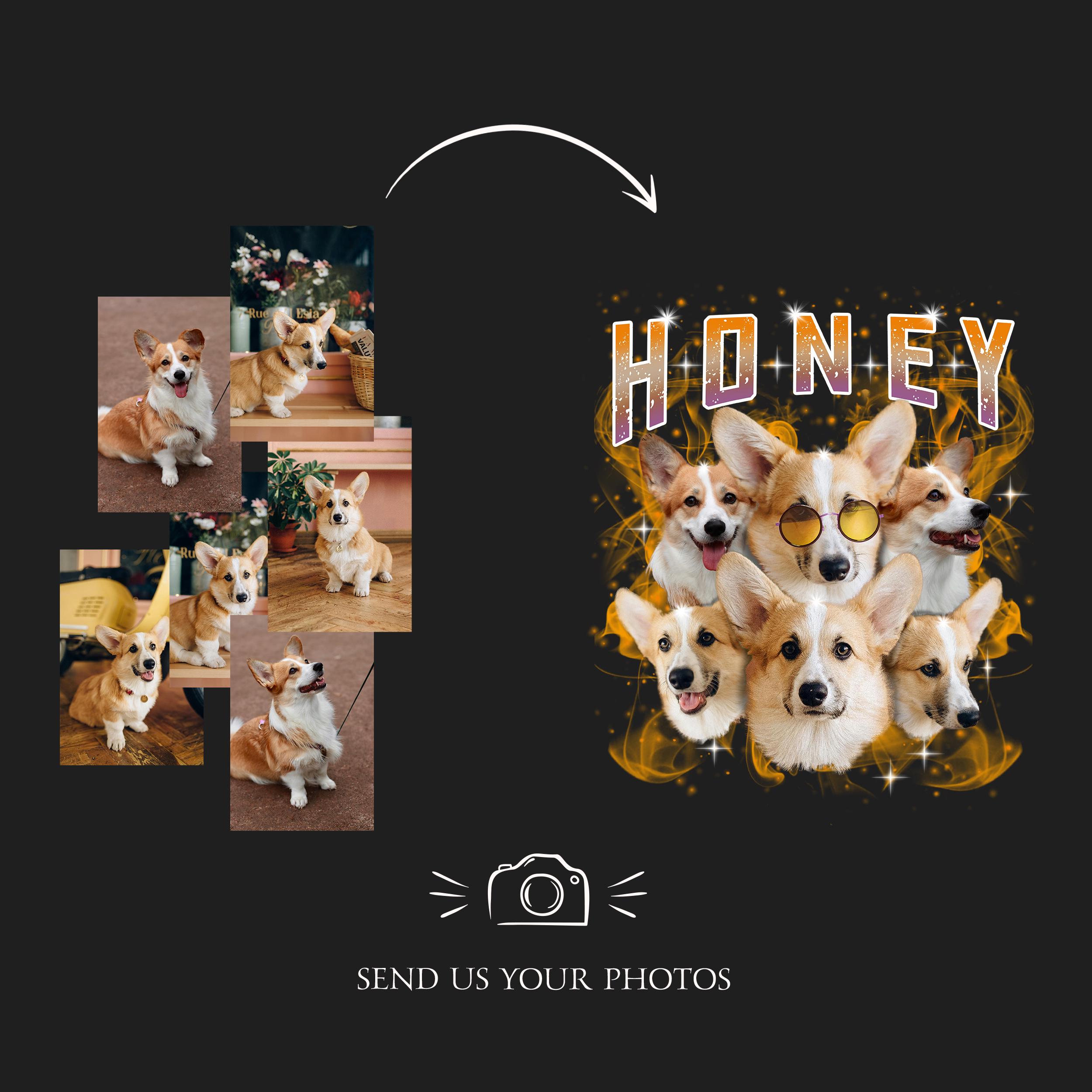 Bootleg Cat Shirt Custom Dog T-shirt Bootleg Pet Shirt, Retro 90's ...