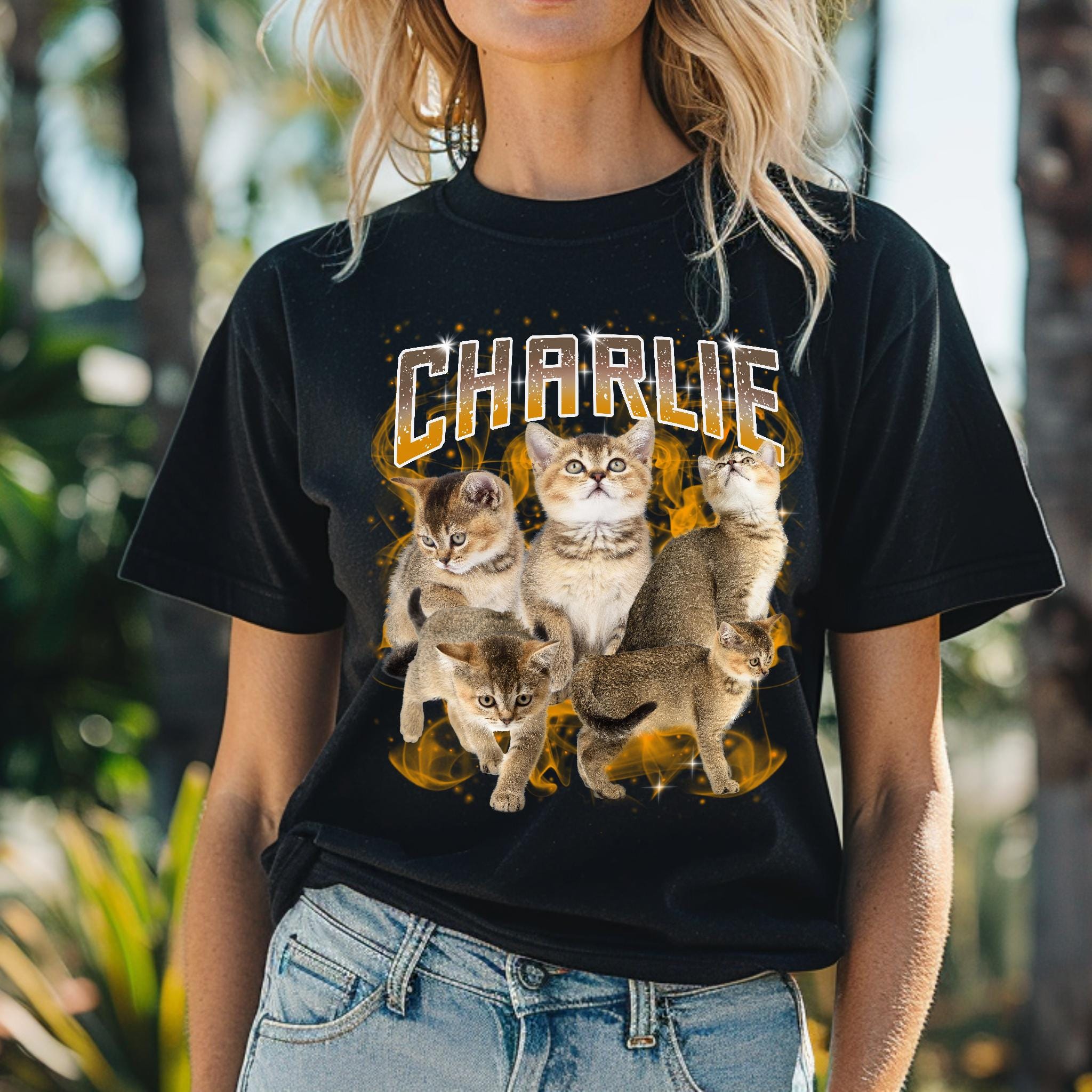 Bootleg Cat Shirt Custom Dog T-shirt Bootleg Pet Shirt, Retro 90's ...