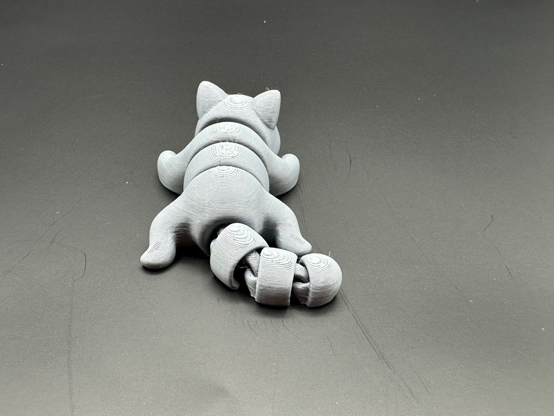 Kitten 3D Printed-3d Prints-3d-kitten-baby Cat articulating Toy-fidget ...