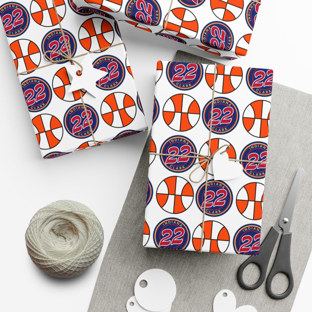 Caitlin Clark Gift Wrapping Paper Indiana Fever Gift WNBA Wrapping ...
