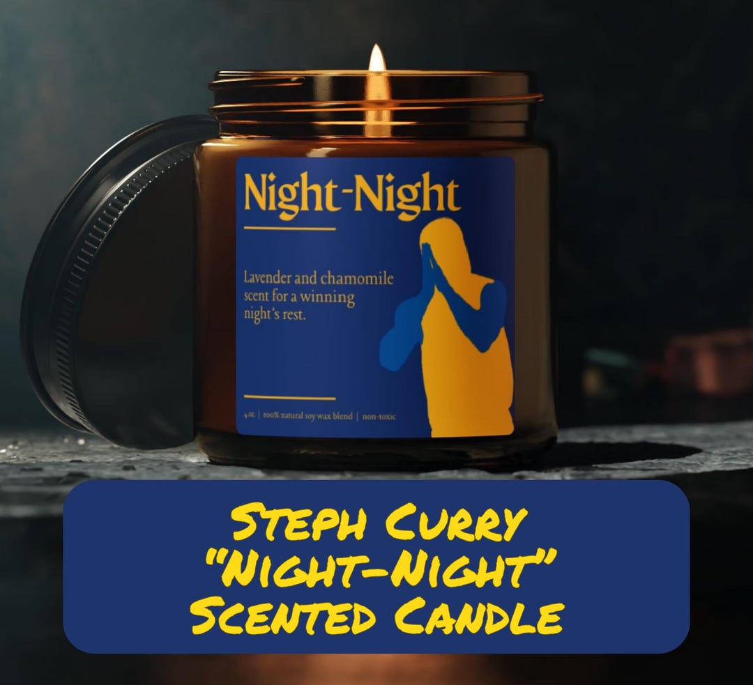 Funny Steph Curry Candle Night-night Candle Unique Home Decor Gift ...