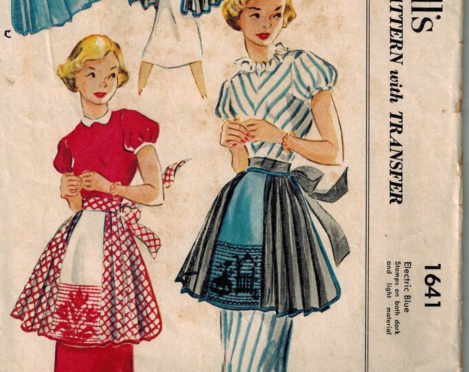 1953 Wrap Duster Robe Housecoat Simplicity 4474 Sewing Pattern Vintage ...