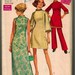 1969 Simplicity 8513 Retro Mod Dress Sewing Pattern Vintage Size 14.5 ...