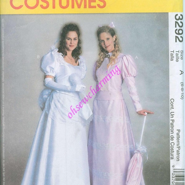 Victorian Era Walking Dress Pattern - Etsy