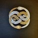 The Neverending Story "auryn" Magical Medallion Lino Print in Gold and ...